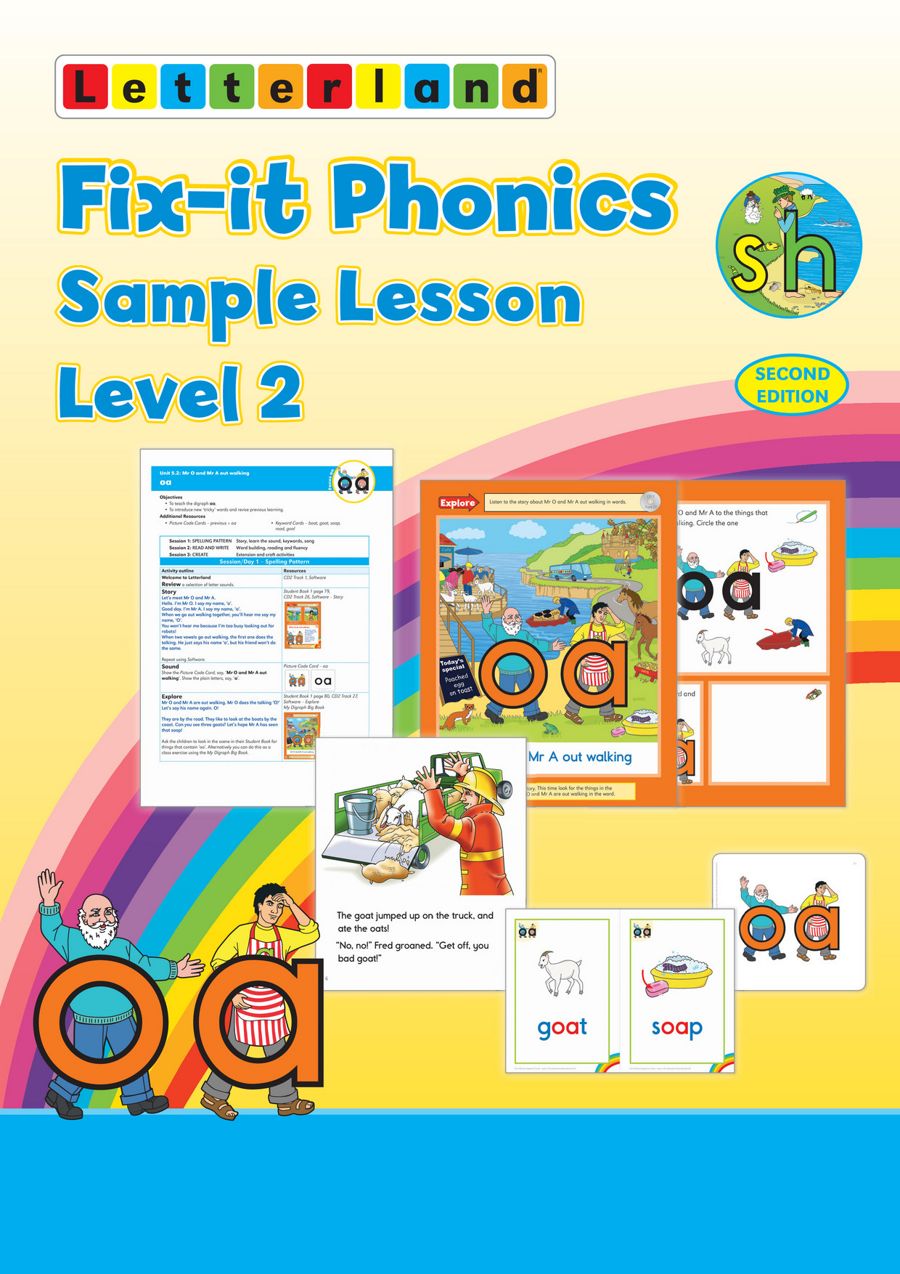 Fix-it Phonics Level 2 (Second Edition) - Sample Lesson by letterland ...