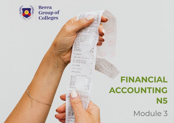 Financial Accounting N5_Module 3 by E-Publishing