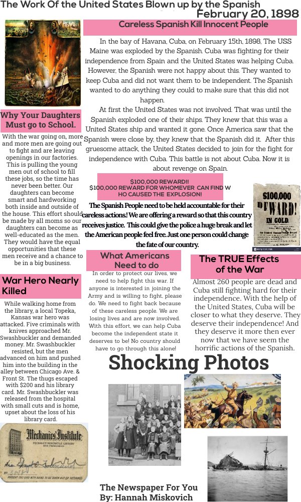 Yellow Journalism Newspaper by Hannah - Flipsnack