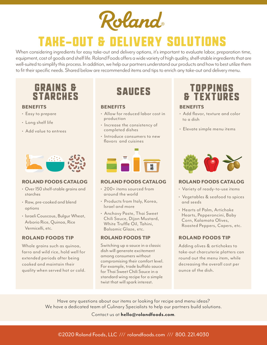 Roland Foods - Takeout Solutions by Roland Foods - Flipsnack