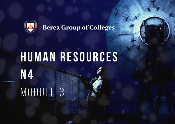 Human management resources n4 module 3 by E-Publishing