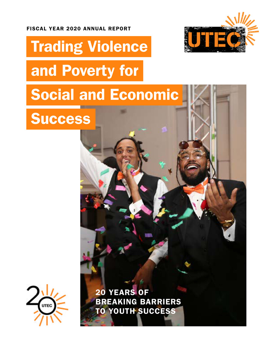 UTEC Annual Report FY20 by Morgan Wamsley - Flipsnack