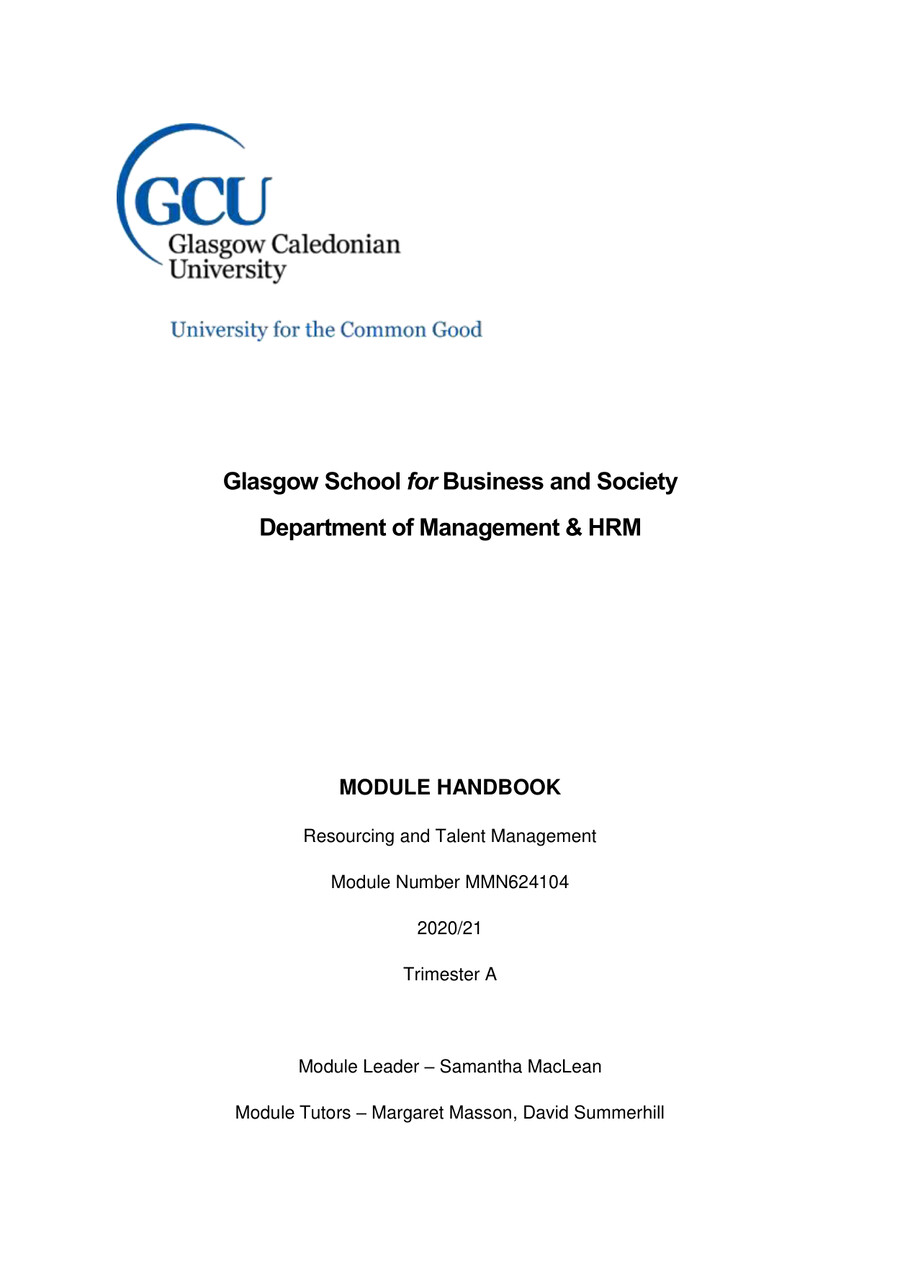 Module Handbook 2020_RTM by mmcgcu - Flipsnack