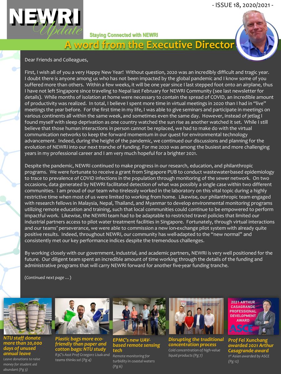 NEWRI Issue 18 by NTU