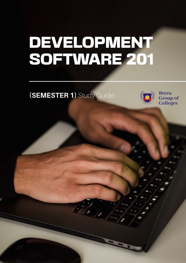 Development Software 201 (semester 1) Study Guide by E-Publishing - Flipsnack