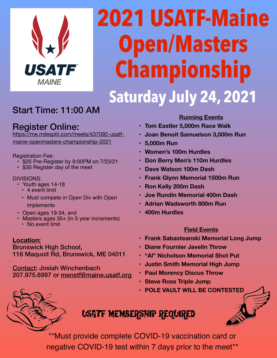 USATF Open/Masters Championship Flyer by sarah.linehan - Flipsnack
