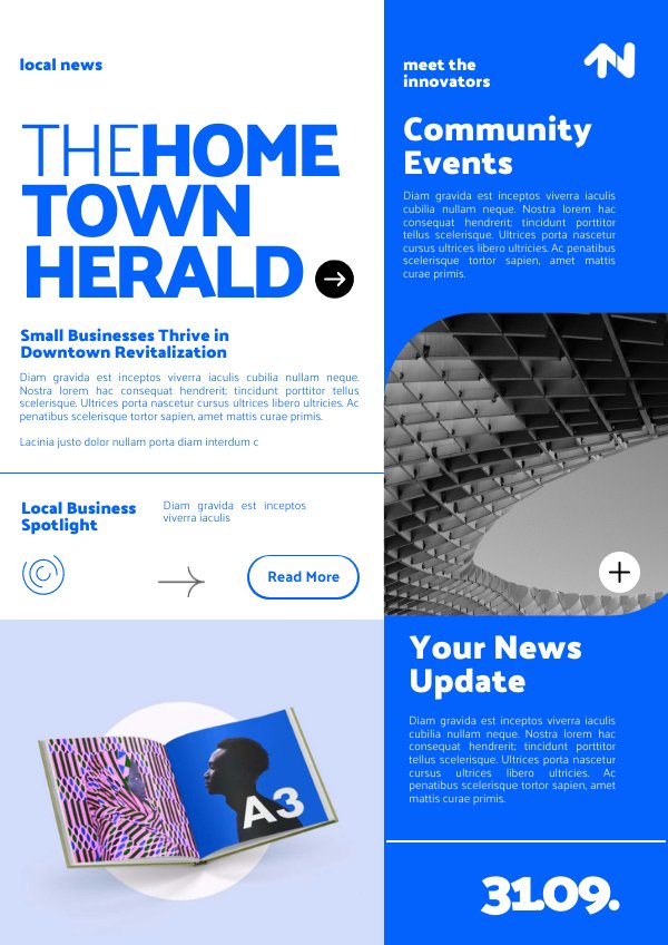 Local newspaper template by Flipsnack templates - Flipsnack