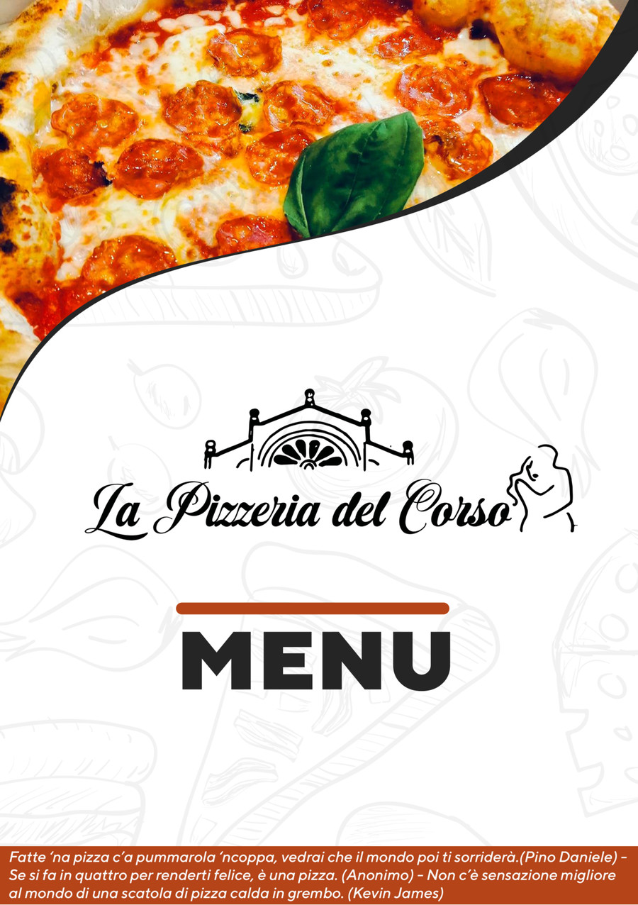 menu pizzeria del corso by Jack Poliseno - Flipsnack
