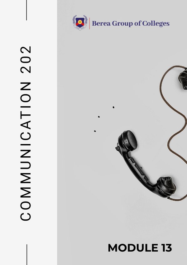 Communication 202 - Module 13 by E-Publishing - Flipsnack