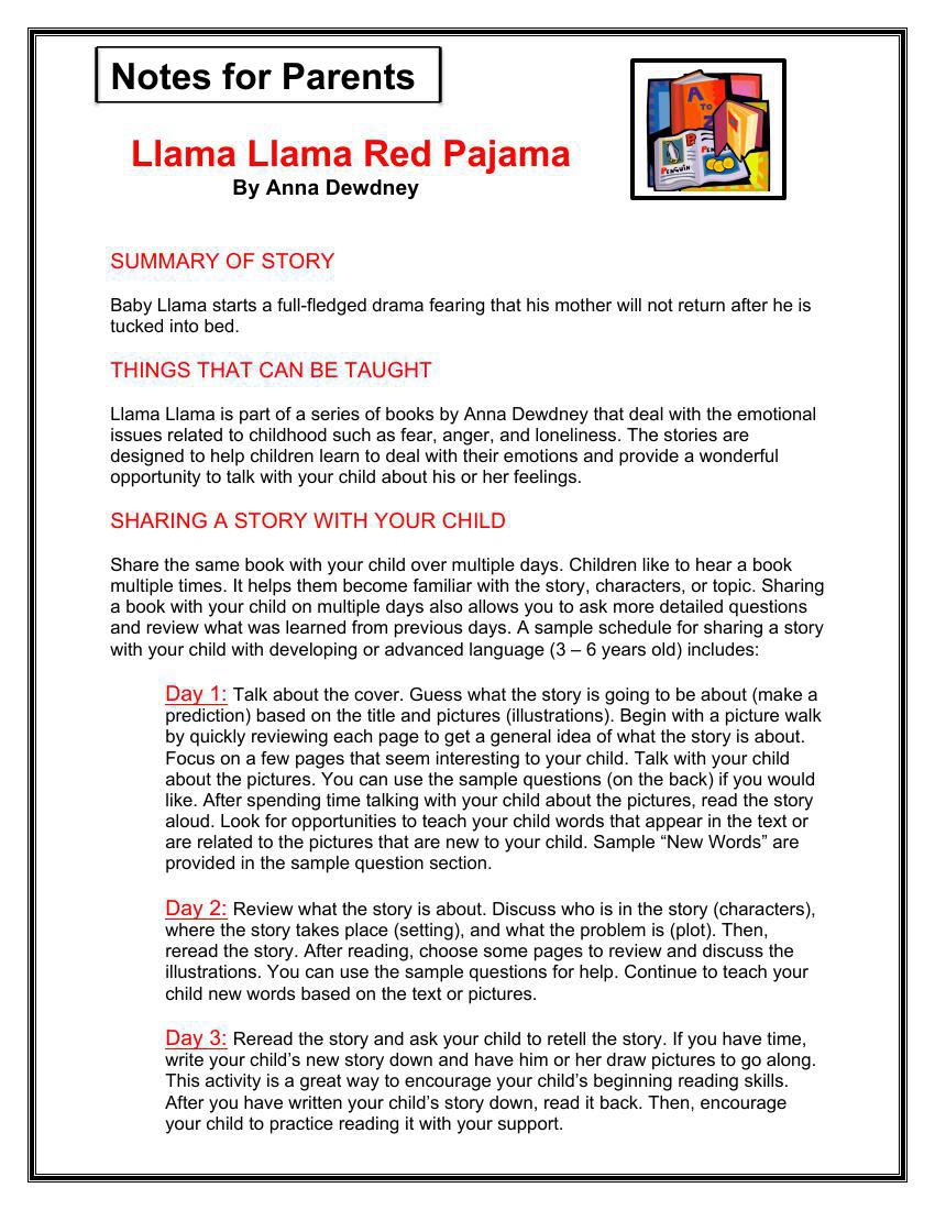 Llama Llama Red Pajama by Diana Brannon - Flipsnack