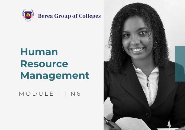 human resource management N6 Module 1 by E-Publishing - Flipsnack