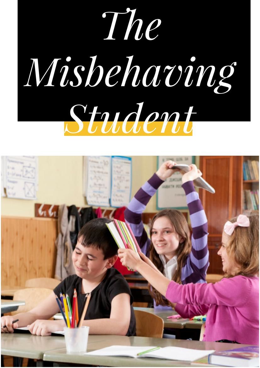 The misbehaving student and how to speak to the parent by ...