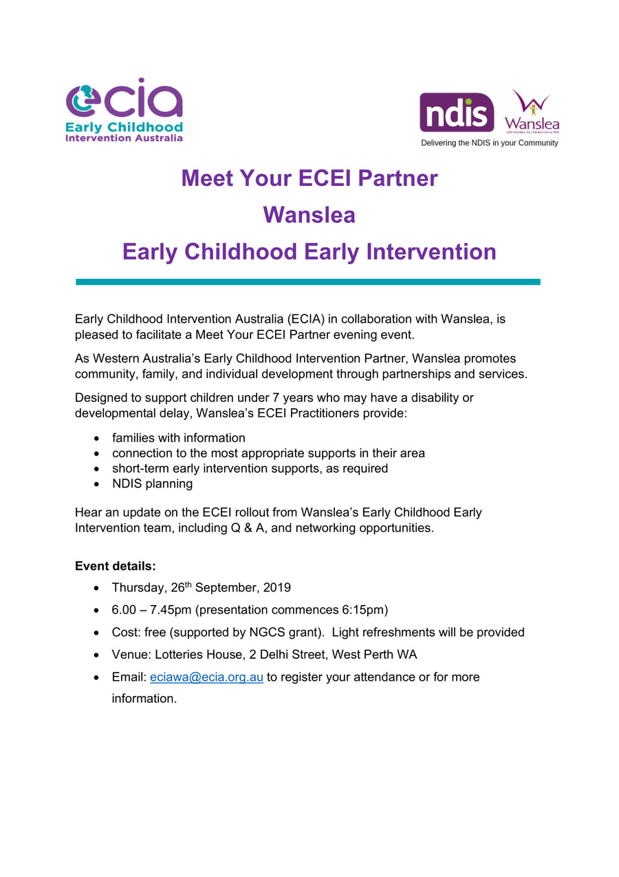 Meet Your ECEI Partner Flyer WA by ECIA - Flipsnack