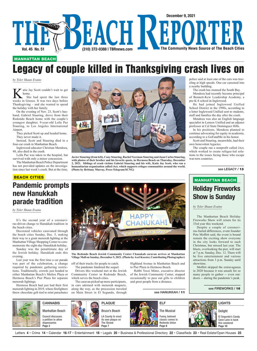 The Beach Reporter | December 9, 2021 by Grunion Gazette - Flipsnack