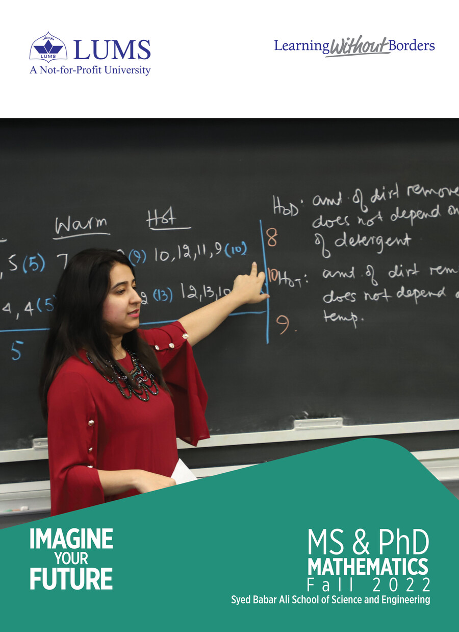 MS_and_PhD_Mathematics by LUMS - Flipsnack