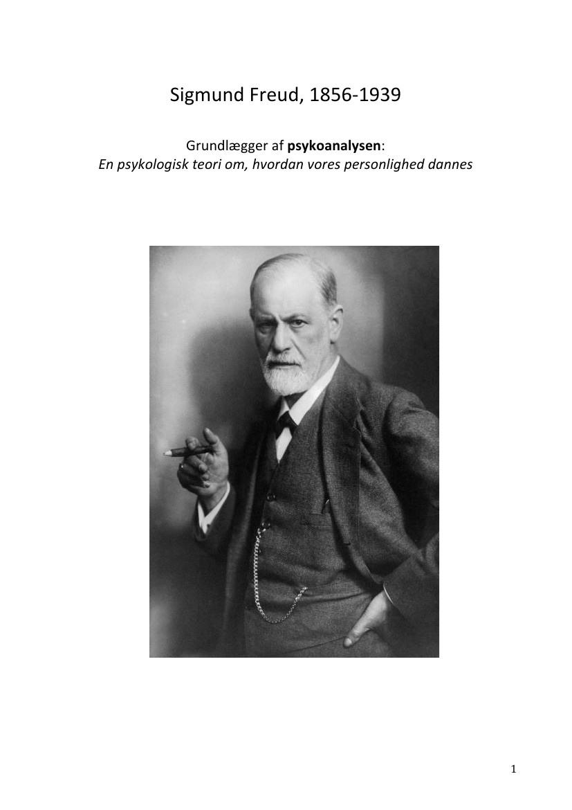 Freuds psykoanalyse by Lone Ryssel Engedahl - Flipsnack