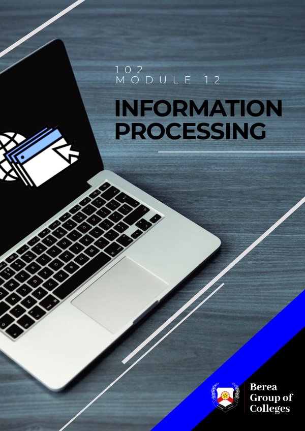 Information Processing 102 Module 12 by E-Publishing