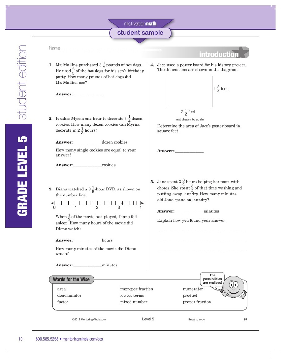 CCS Motivation Math Level 5 by MentoringMinds - Flipsnack
