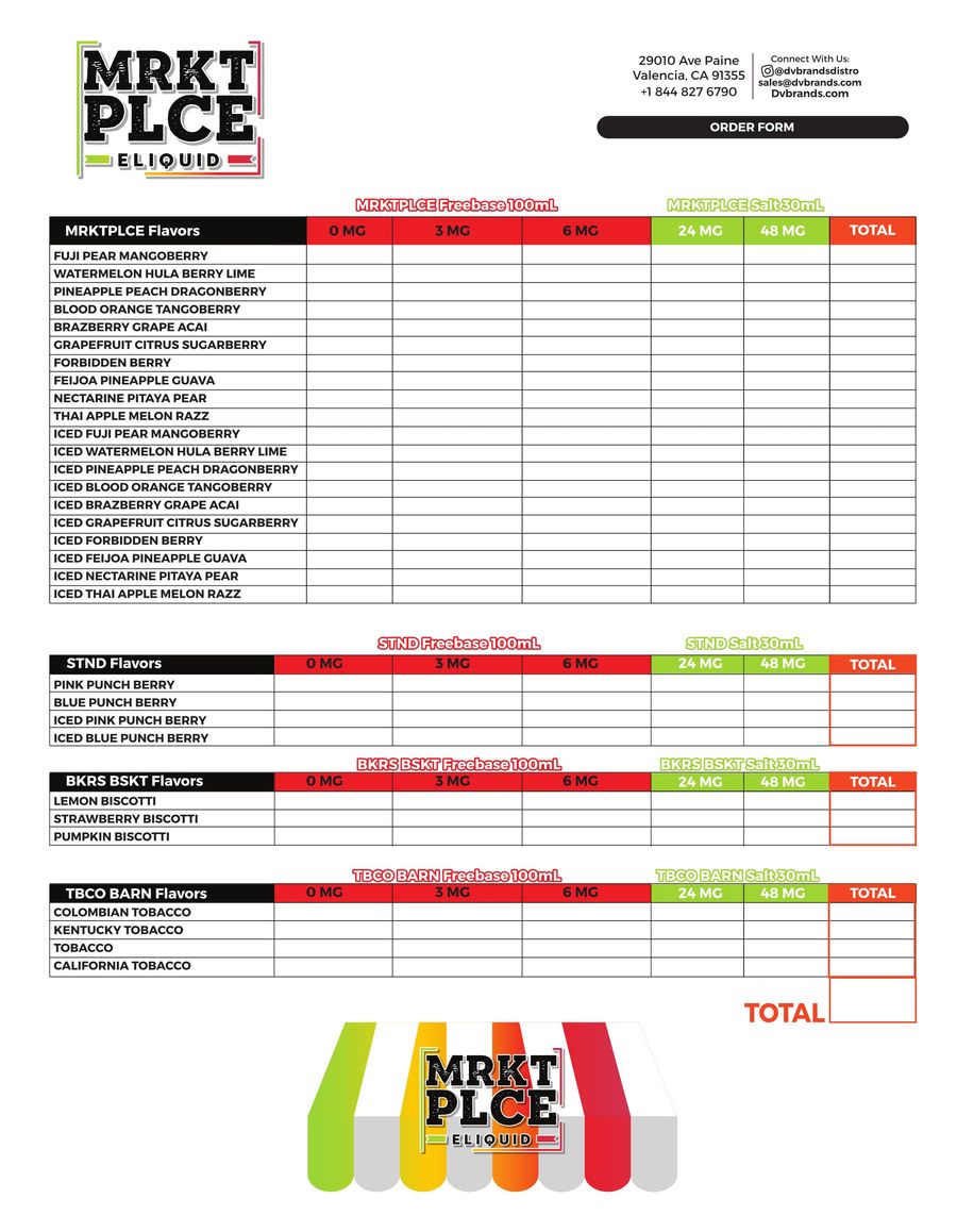 MRKT PLCE Order Form Editable_Jan 2025 by Daddy's Vapor - Flipsnack