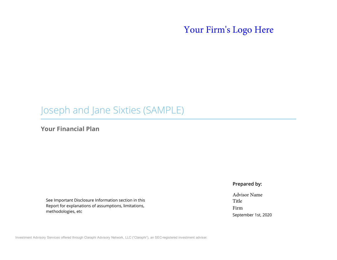 Claraphi ADVZR - Joseph Sixties (SAMPLE) Financial Plan (1) by Roxanna ...