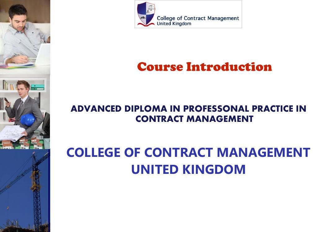 Professional Practice in Contract Management Advanced Diploma by theccm ...