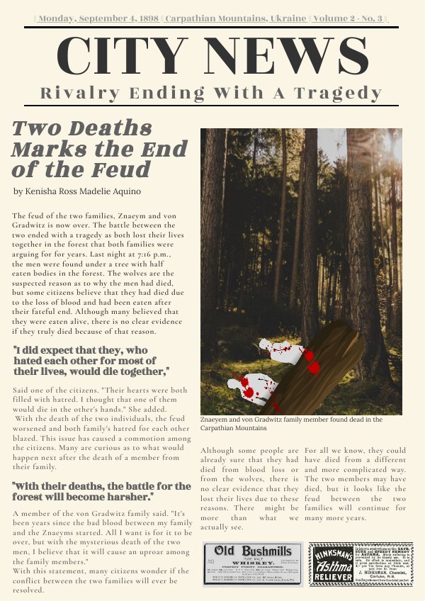 The Interloper Newspaper Assignment by Kenisha Aquino - Flipsnack