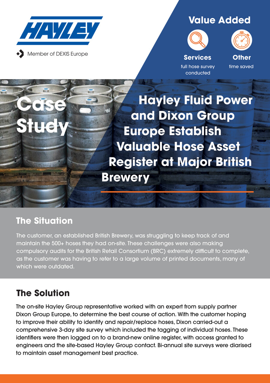 CS057 Hayley Fluid Power & Dixon for Brewery Case Study by HAYLEY DEXIS ...
