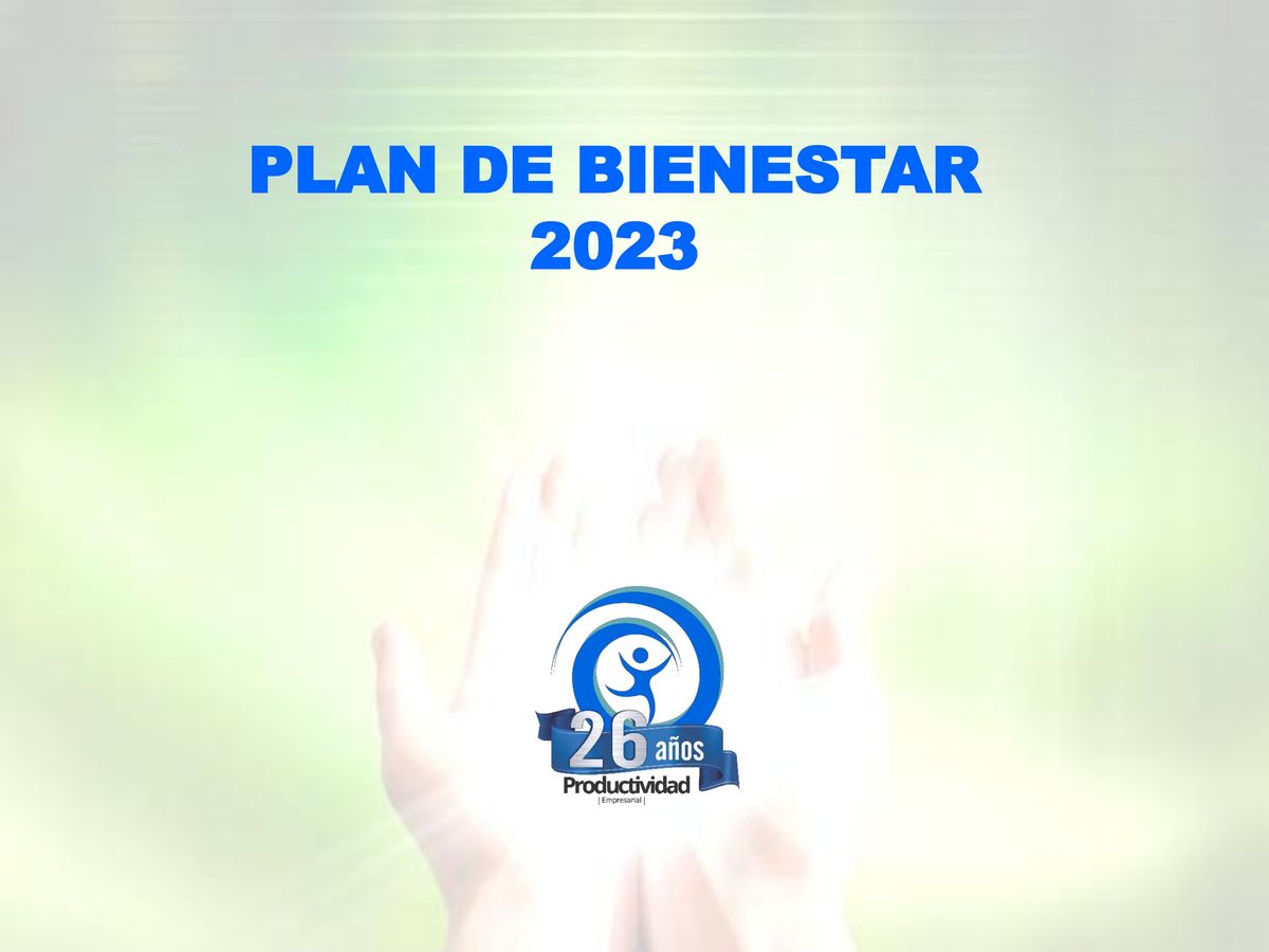 PLAN DE BIENESTAR 2023 (1) by aeservices sst - Flipsnack