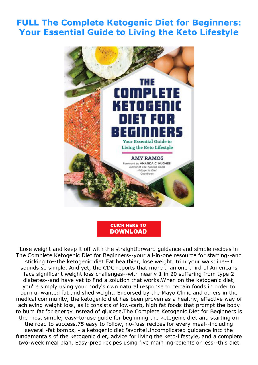 The Complete Ketogenic Diet For Beginners Your Essential Gui By