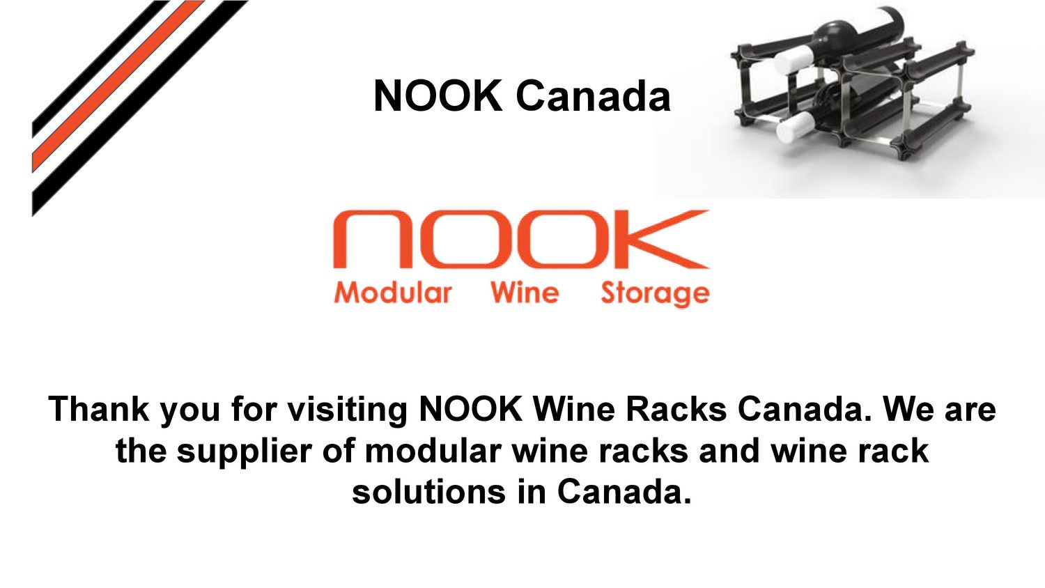 Modular Wine Storage - NOOK Canada by NOOK Canada - Flipsnack