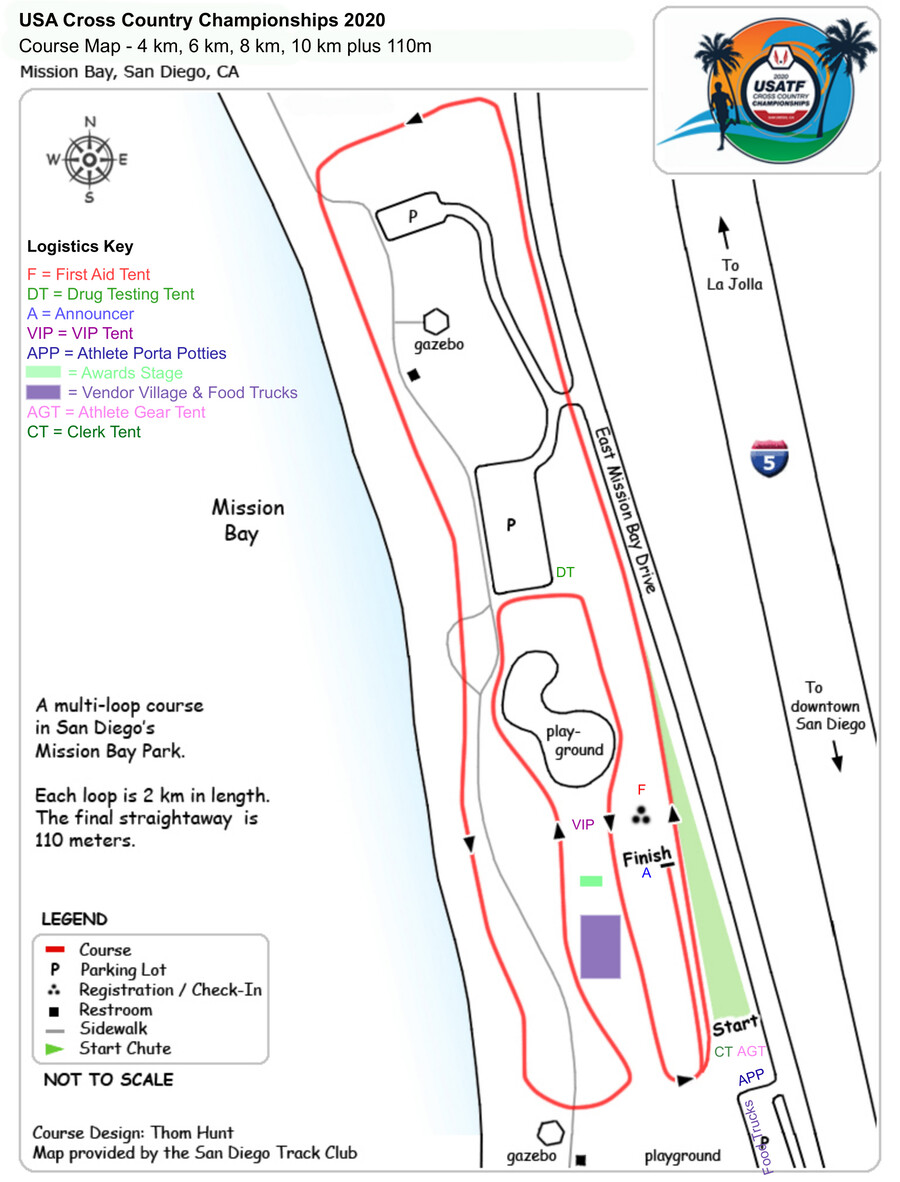 2022 USATF Cross Country Championships Course Map by sarah.linehan ...