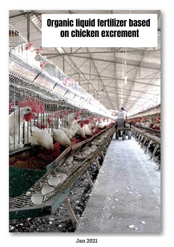 Organic liquid fertilizer based on chicken excrement by Cristian ...