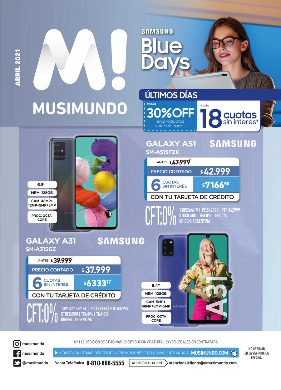Samsung Blue Days Musimundo by Claudio Gutierrez - Flipsnack
