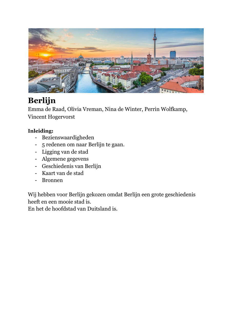 Reisfolder Berlijn (1) by Emma de Raad - Flipsnack