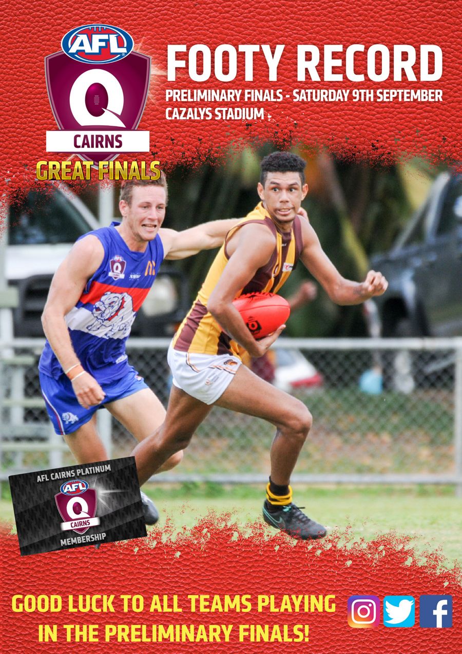 Preliminary Final Footy Record by AFLCairns - Flipsnack