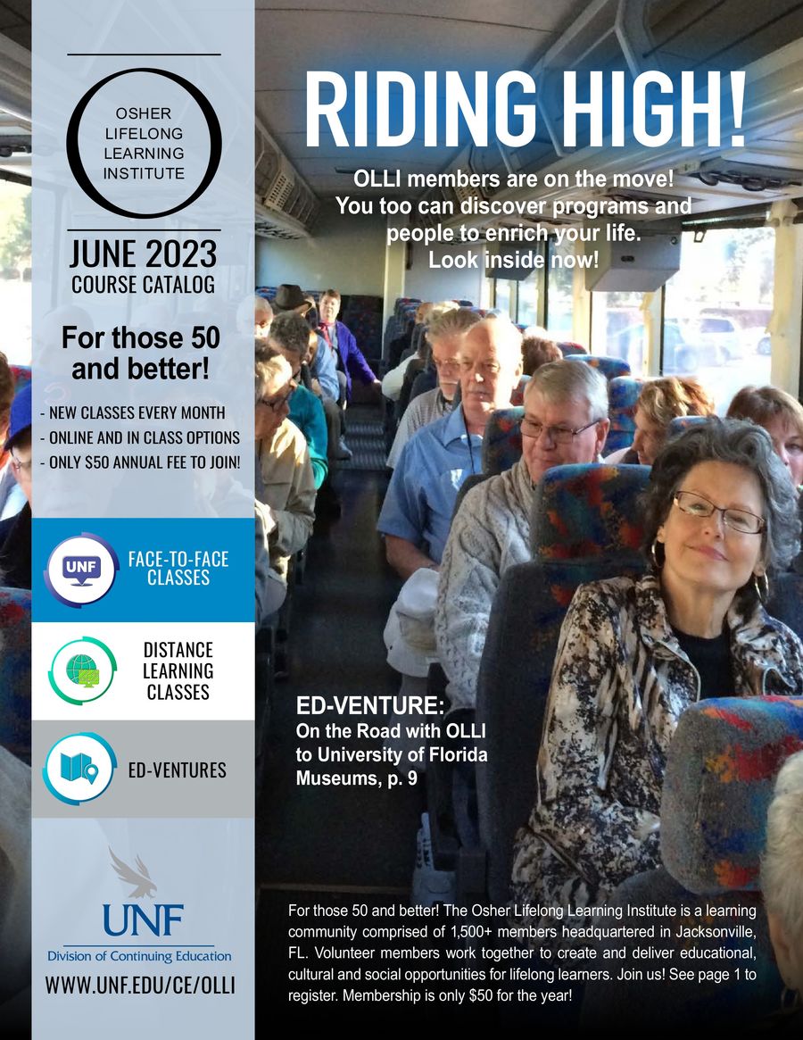 OLLI Catalog for September 2023 by UNF's Division of Cont... - Flipsnack