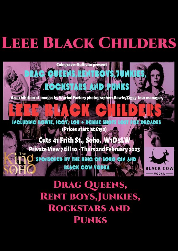 Leee Black Childers - Drag Queens,Junkies Rockstars+Punks by chris ...