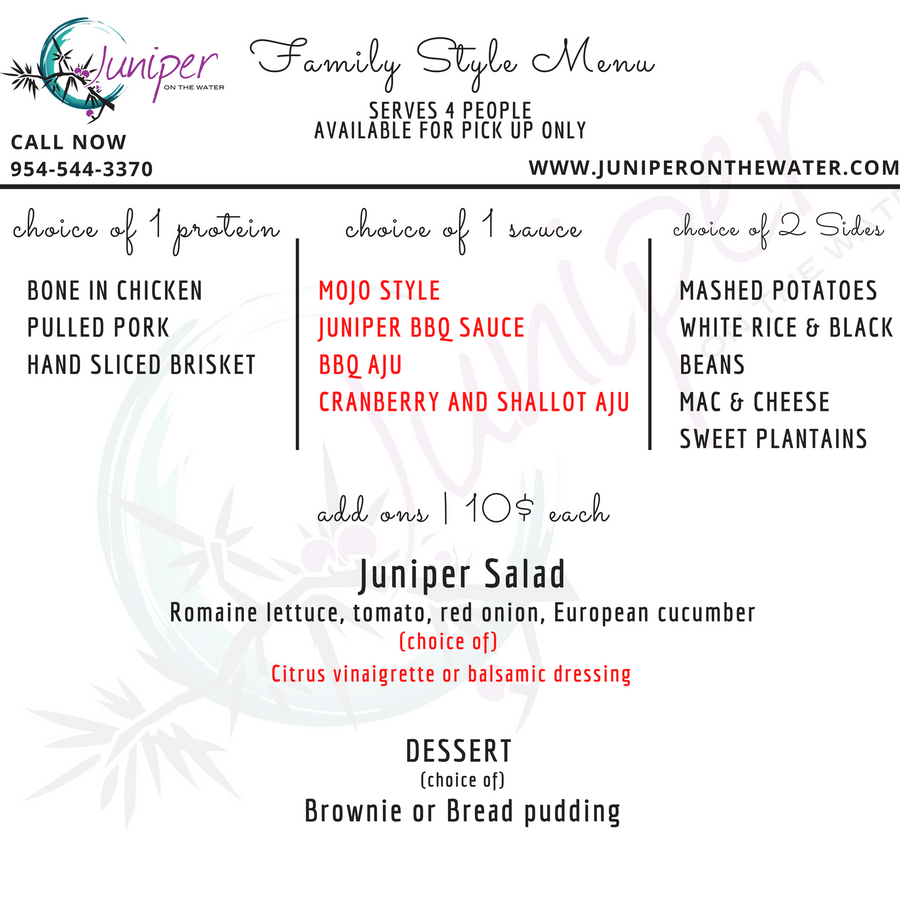 Juniper Family meals by JORGE GIMENEZ - Flipsnack