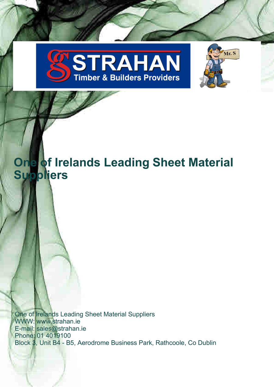 Special Sheets (Strahan Timber by Strahan Timber - Flipsnack