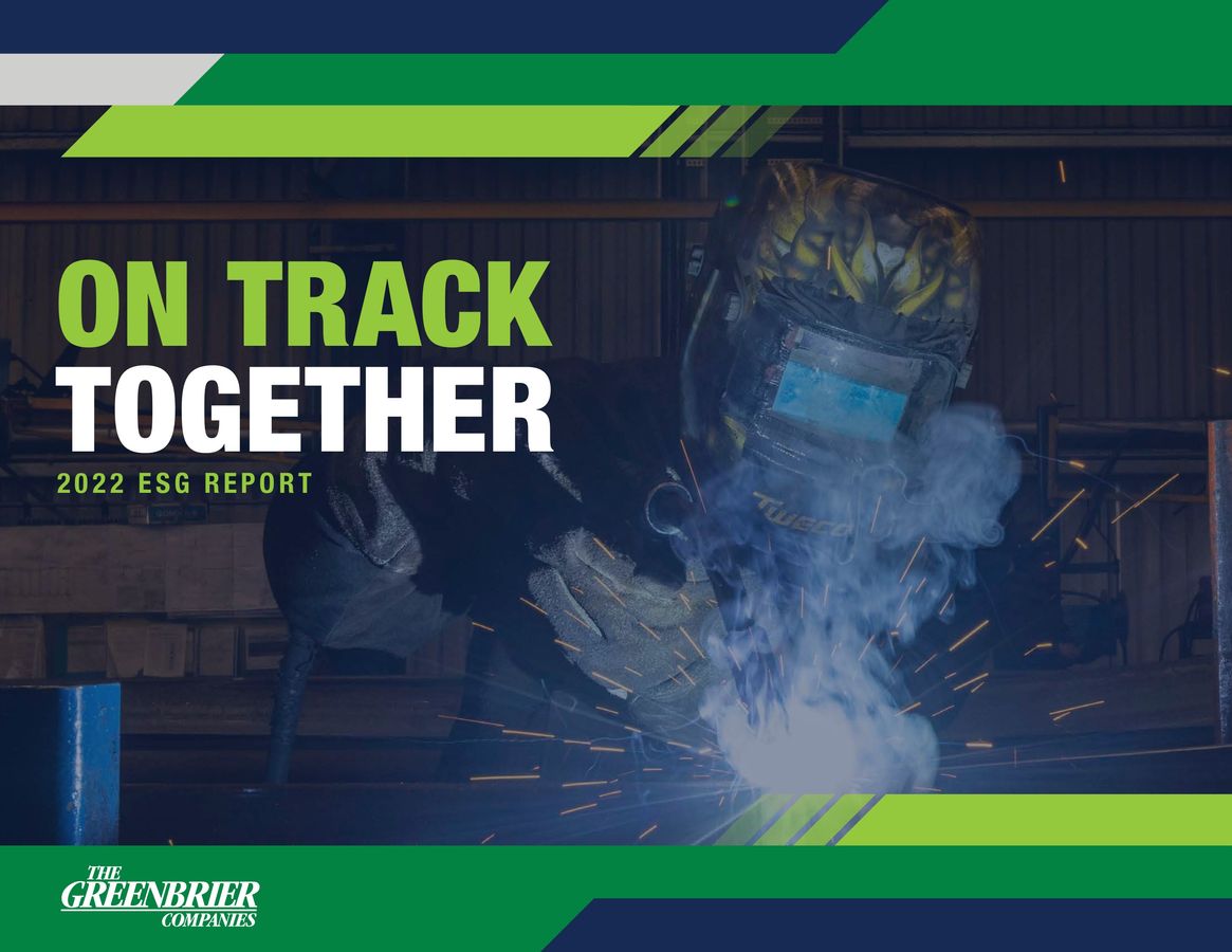 Greenbrier 2022 ESG Report by Mallory Moran - Flipsnack