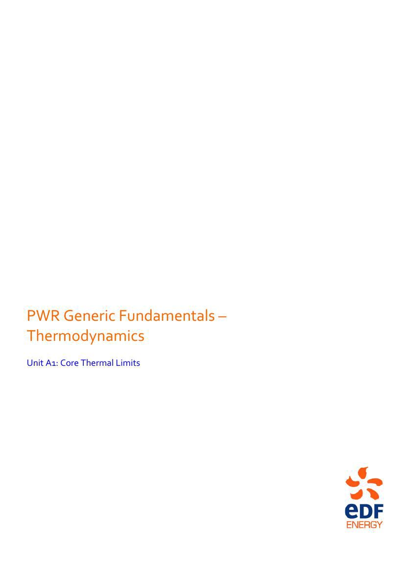 Thermodynamics A1 Core thermal limits by fundamentals - Flipsnack