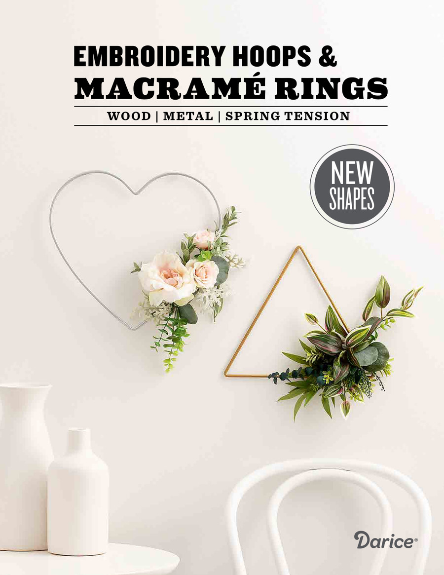 Embroidery Hoops Macrame Rings by Darice Inc - Flipsnack