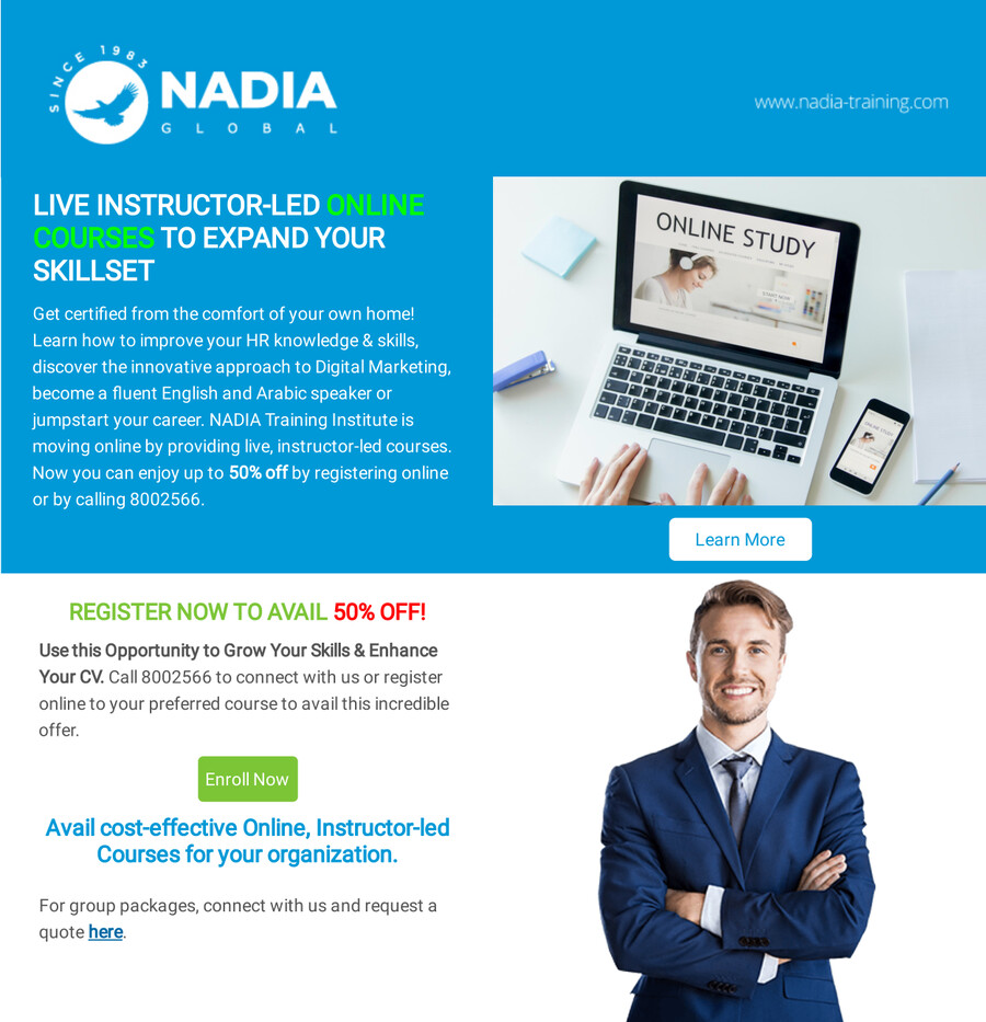 NADIA Training Institute Distance Learning by NADIA Mark - Flipsnack
