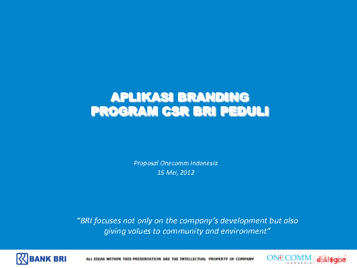 branding aplikasi BRI PEDULI by meisaputra - Flipsnack