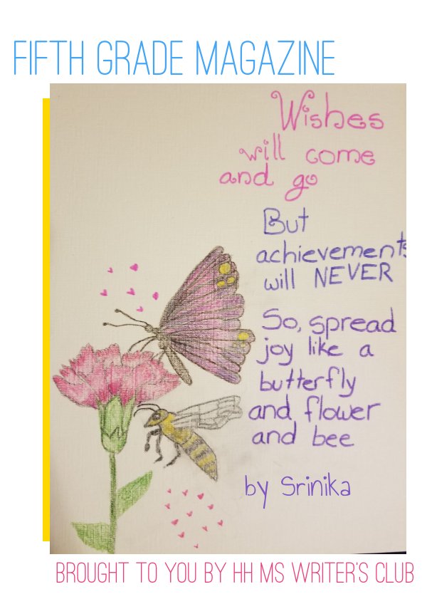 Fifth Grade Magazine April 2021 by Tyler Henson - Flipsnack