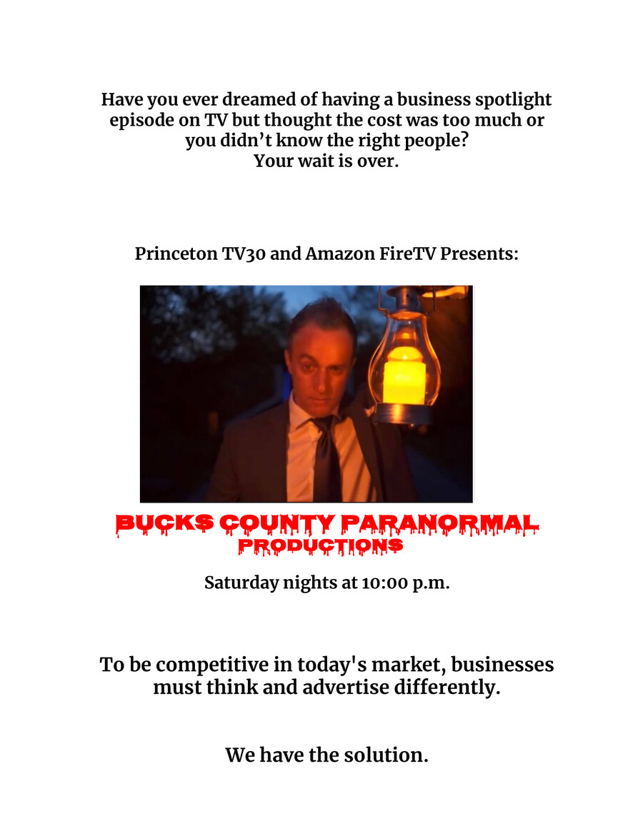 Bucks County Paranormal Mailer (3) by Sherry Goulding - Flipsnack