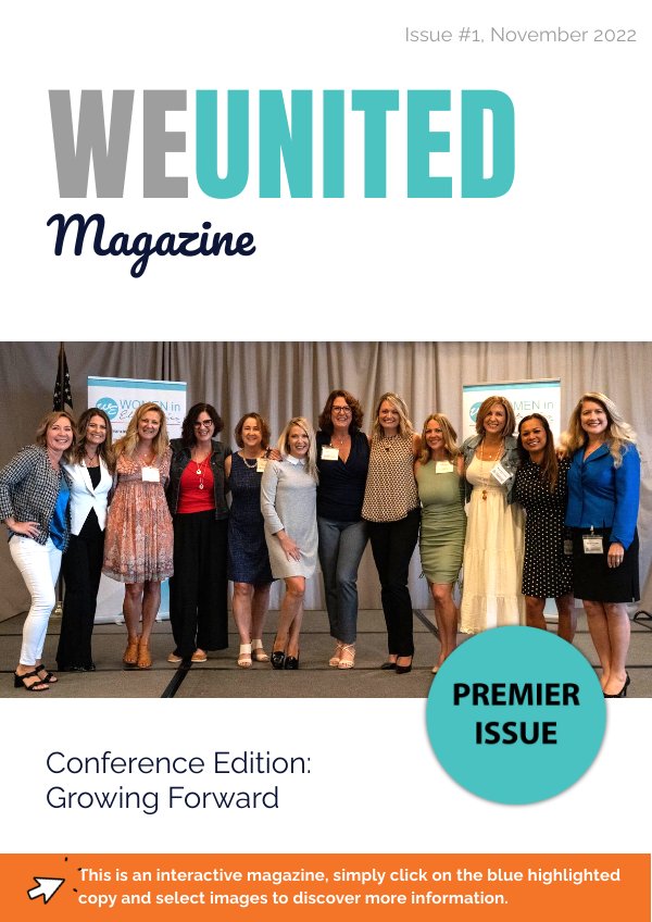 WE United Magazine, Issue #1 by Women in Electronics - Flipsnack