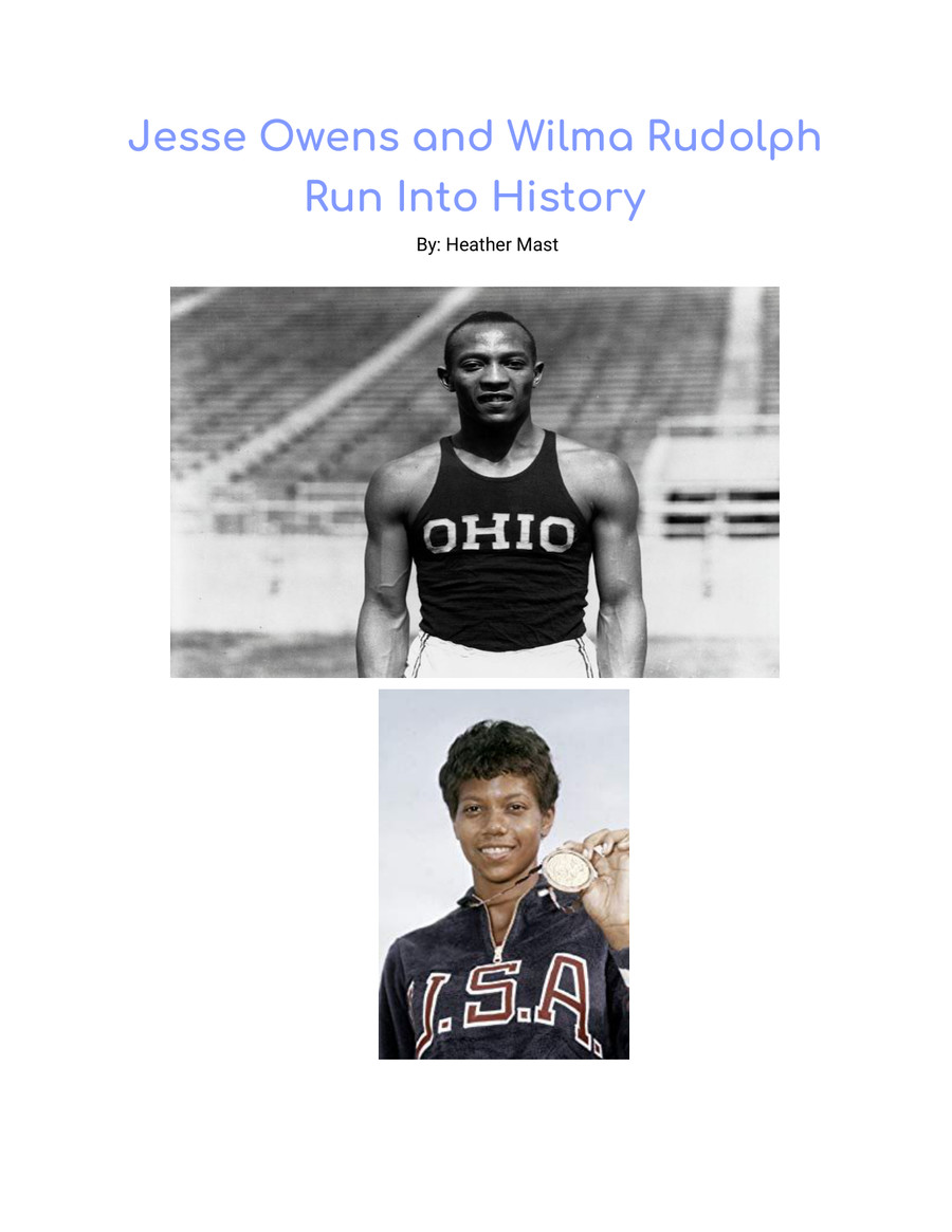 Jesse Owens and Wilma Rudolph Run Into History (1) by... - Flipsnack