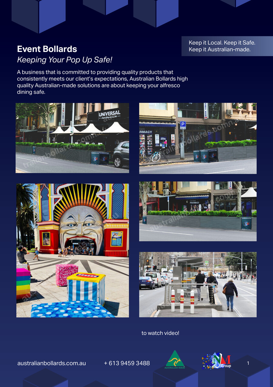 Event Bollards by Australian Bollards - Flipsnack
