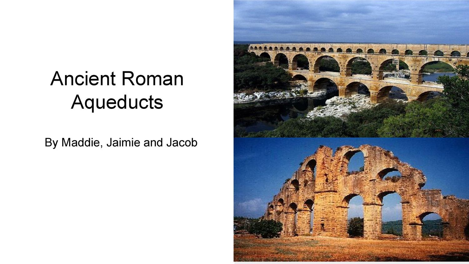 Ancient Roman Aqueducts by Maddie Thame - Flipsnack